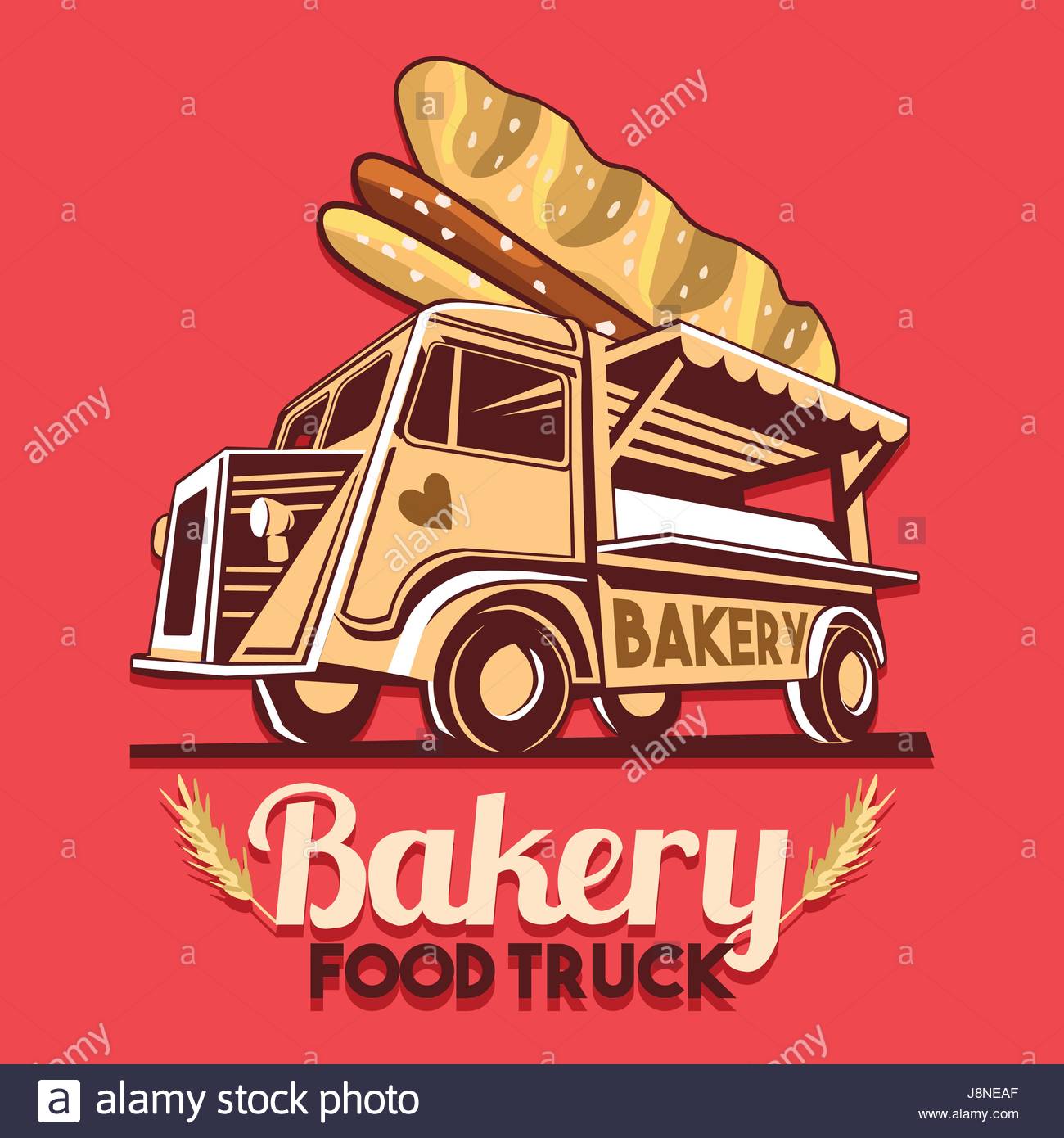 Bakery Delivery Truck Stock Photos & Bakery Delivery Truck Stock Images ...