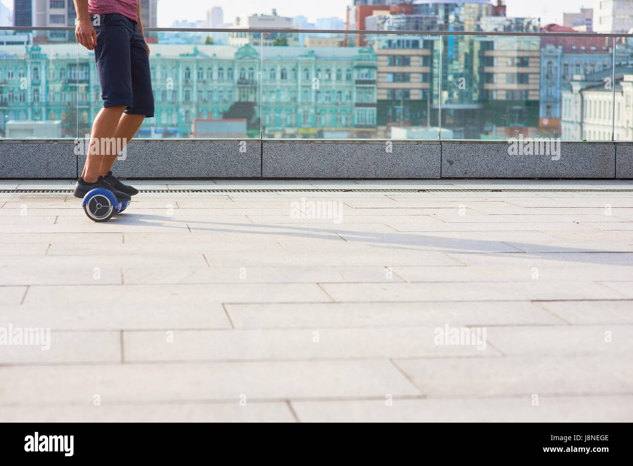 Male legs on gyroboard Stock Photo - Alamy