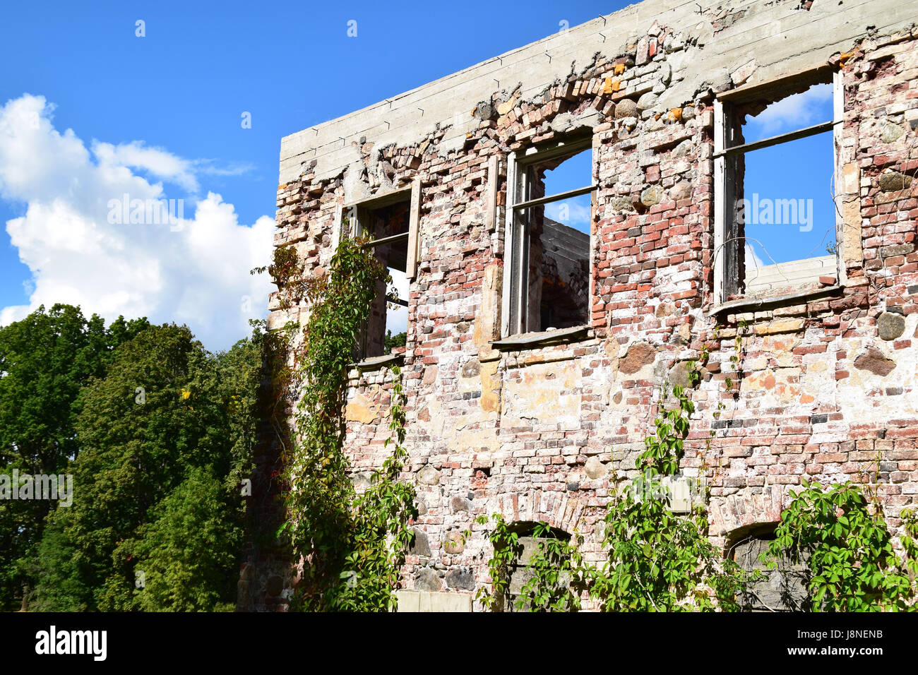 Conservation of old ruins Stock Photo - Alamy