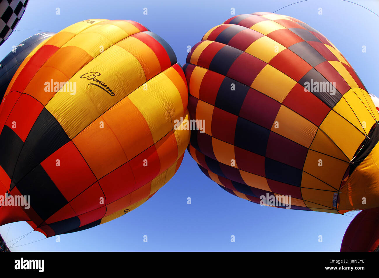 Bunch of Hot Air Balloon Competition, Italy Stock Photo - Alamy