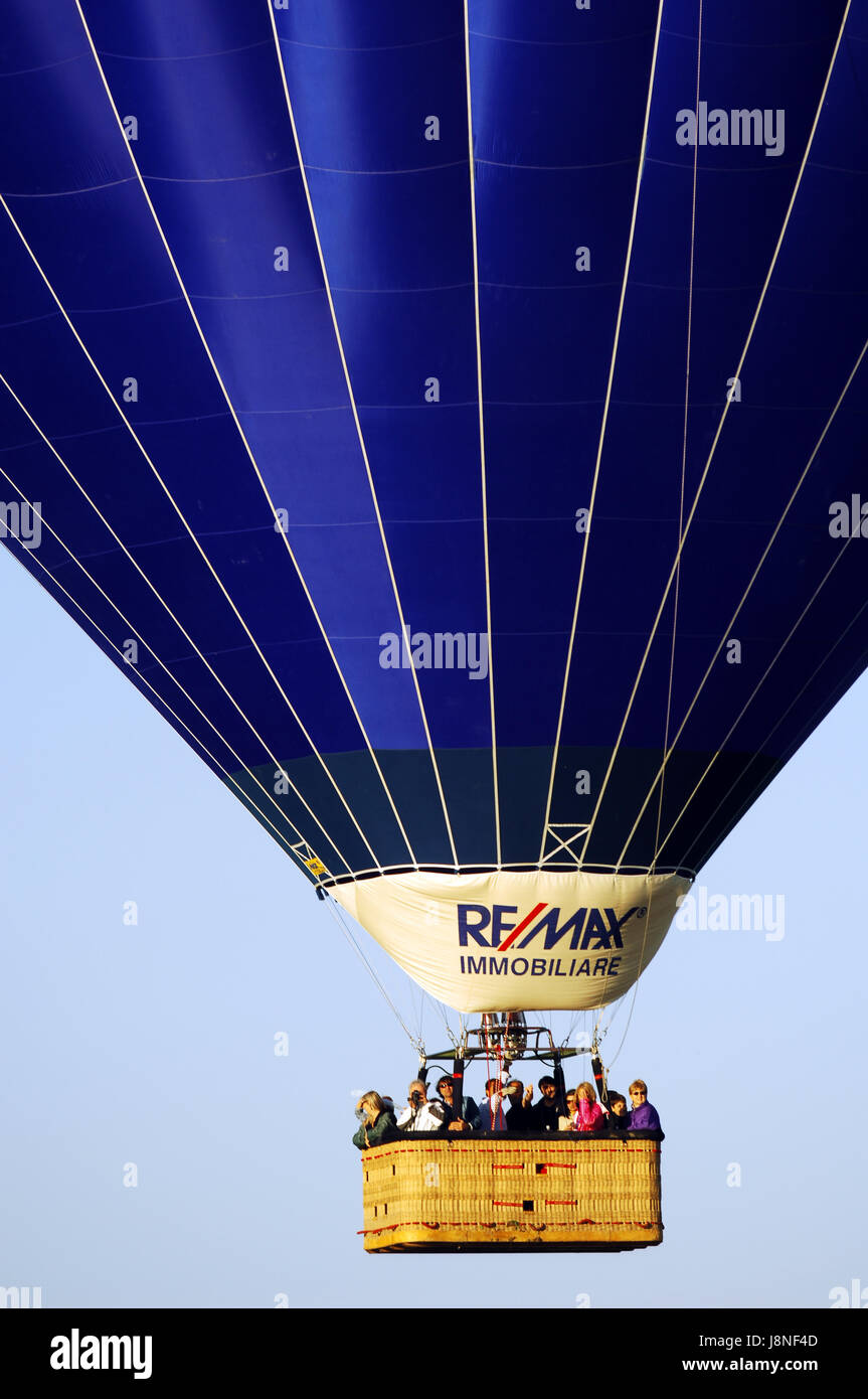 Bunch of Hot Air Balloon Competition, Italy Stock Photo - Alamy