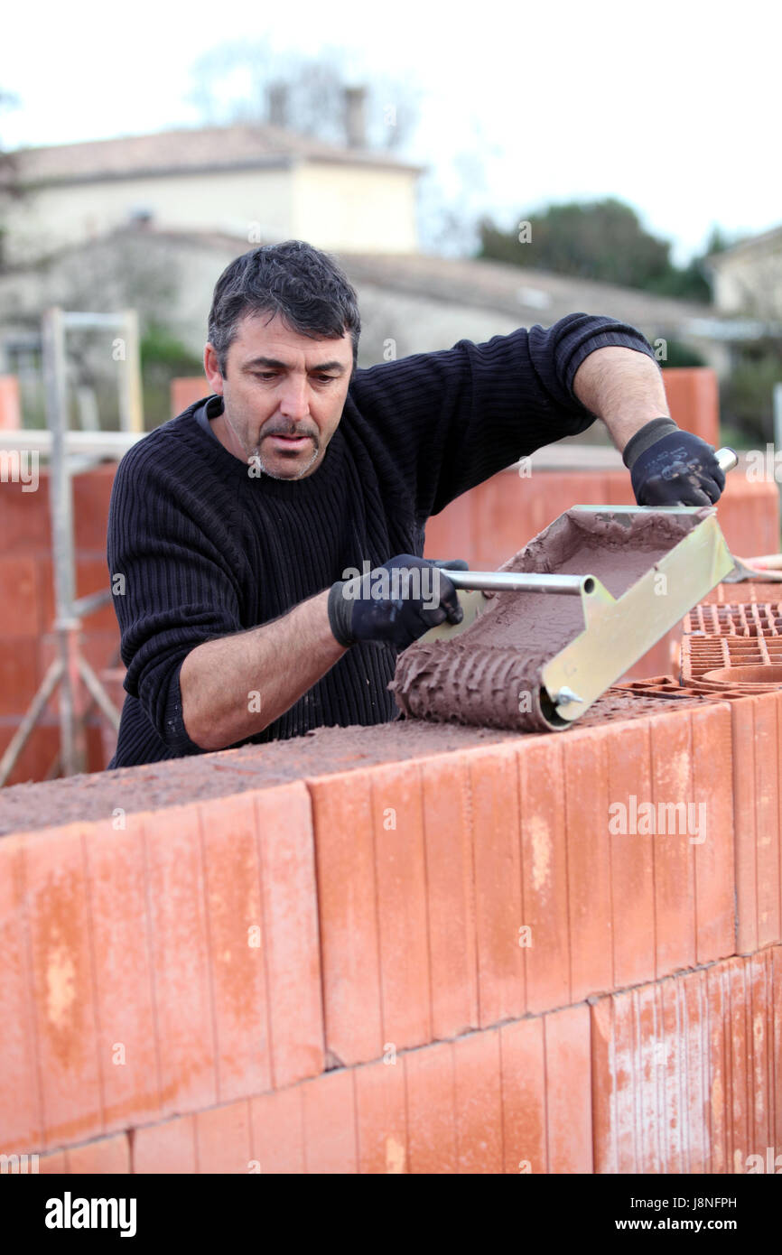brick, barrier, style of construction, architecture, architectural ...
