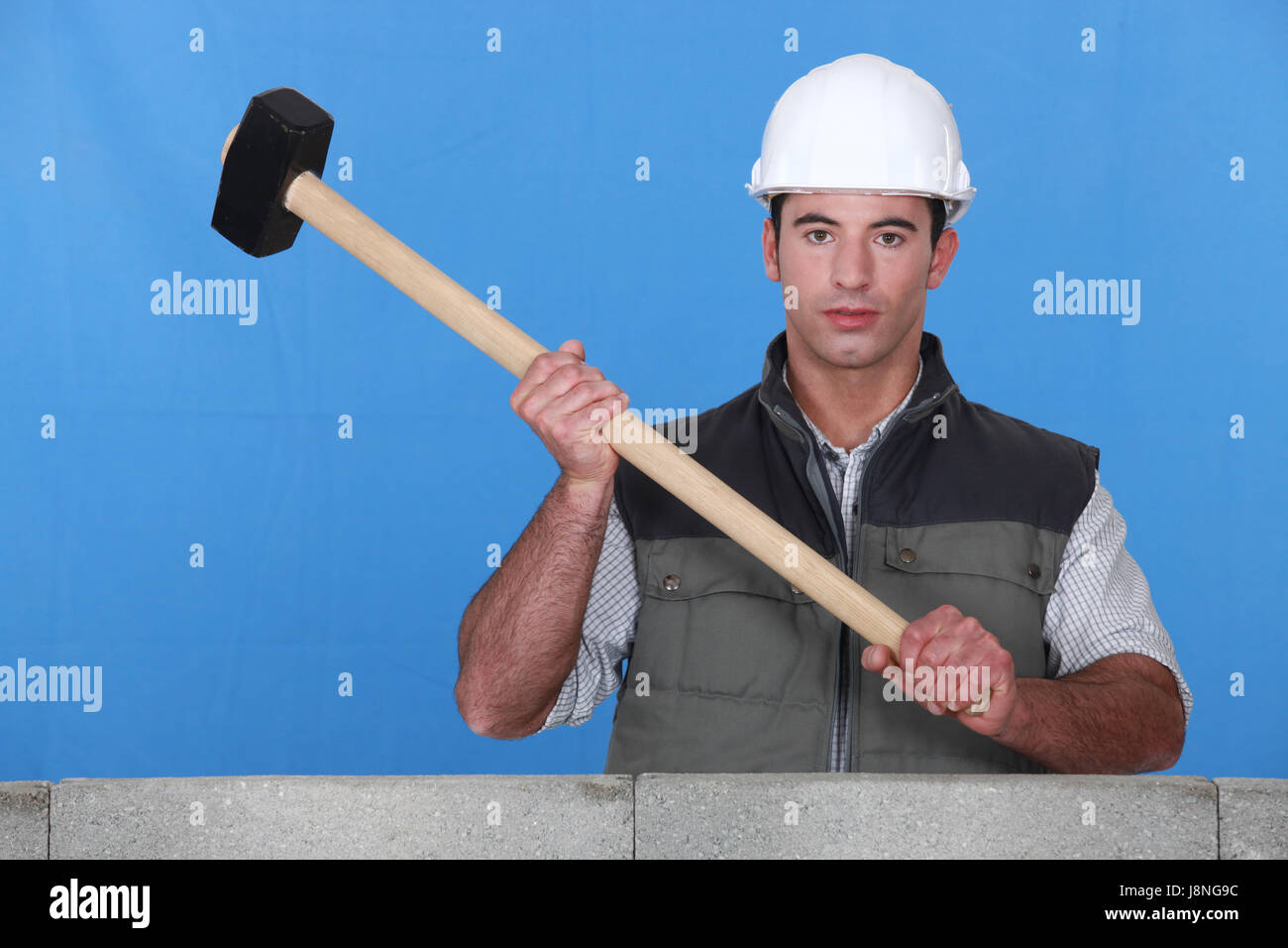 blue, brick, block, builder, backdrop, background, building, blue ...