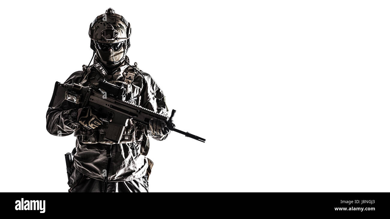 Special operations forces combat assault rifle hi-res stock photography ...