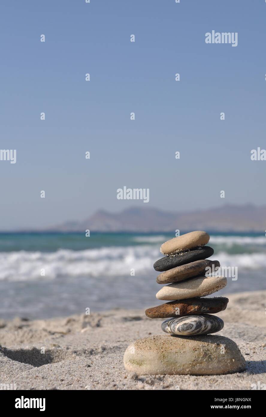stone, beach, seaside, the beach, seashore, balance, stack, pebble ...