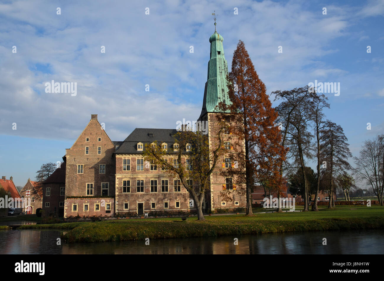 tower, tree, fresh water, pond, water, tower, tree, trees, towers ...