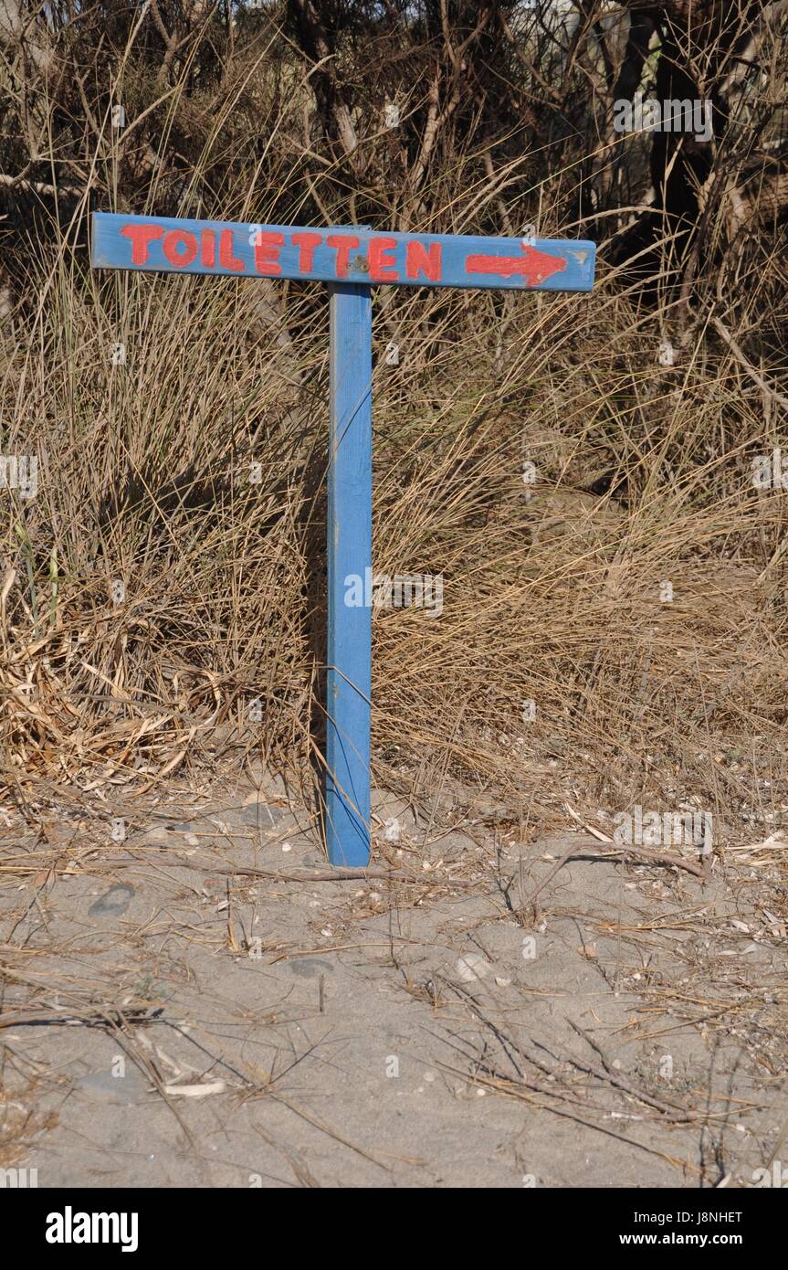 sign, signal, beach, seaside, the beach, seashore, toilet, indication ... sign, signal, beach, seaside, the beach, seashore, toilet, indication ...