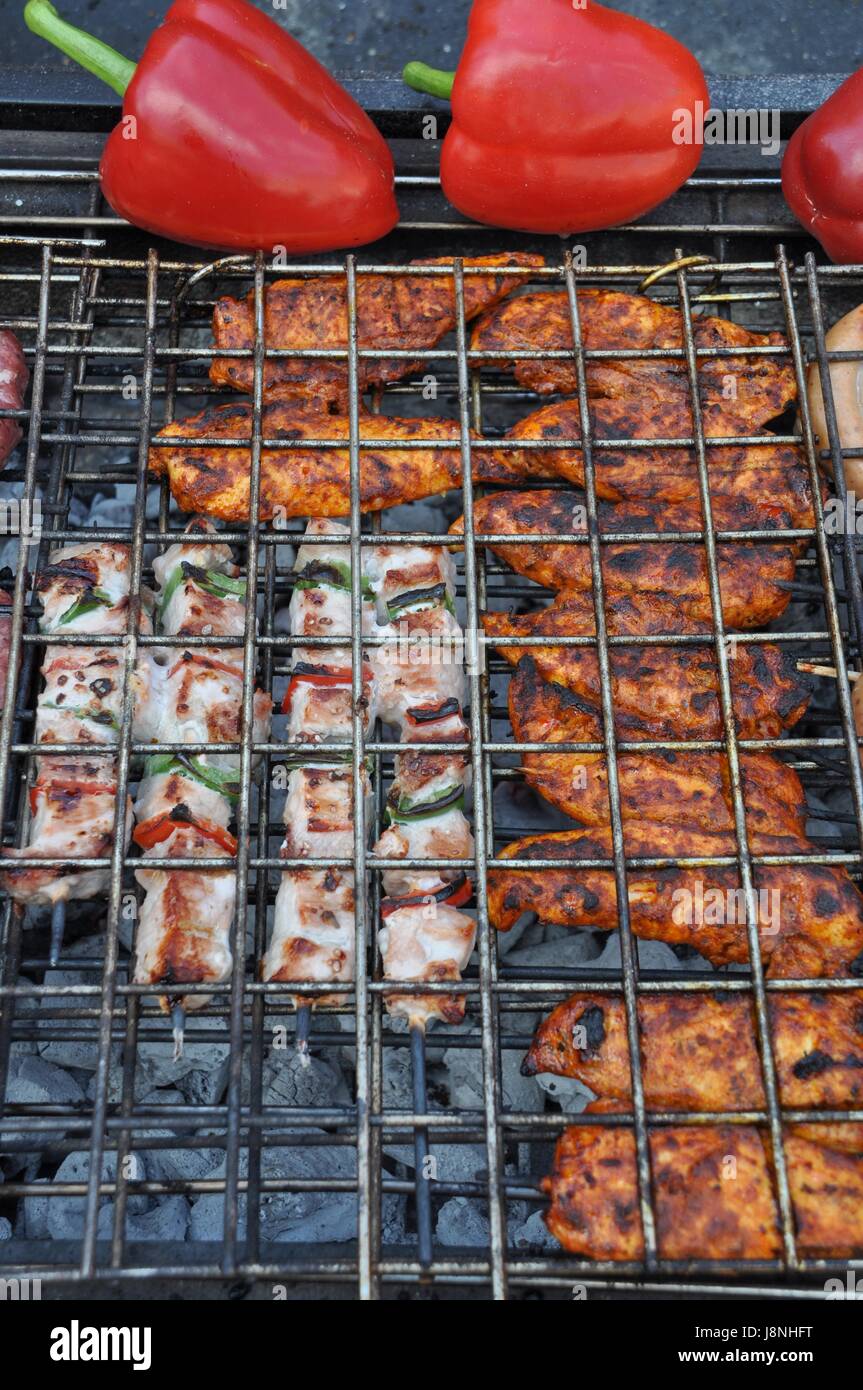 pepper, food, dish, meal, grill, barbecue, barbeque, steak, bbq, bar-b ...
