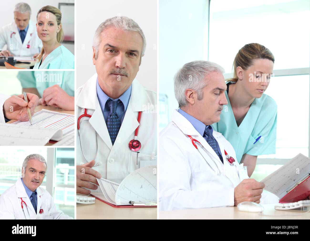 doctor, physician, medic, medical practicioner, stethoscope, assistant ...