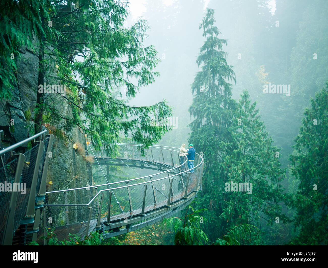 Cliff walk capilano suspension bridge hi-res stock photography and ...