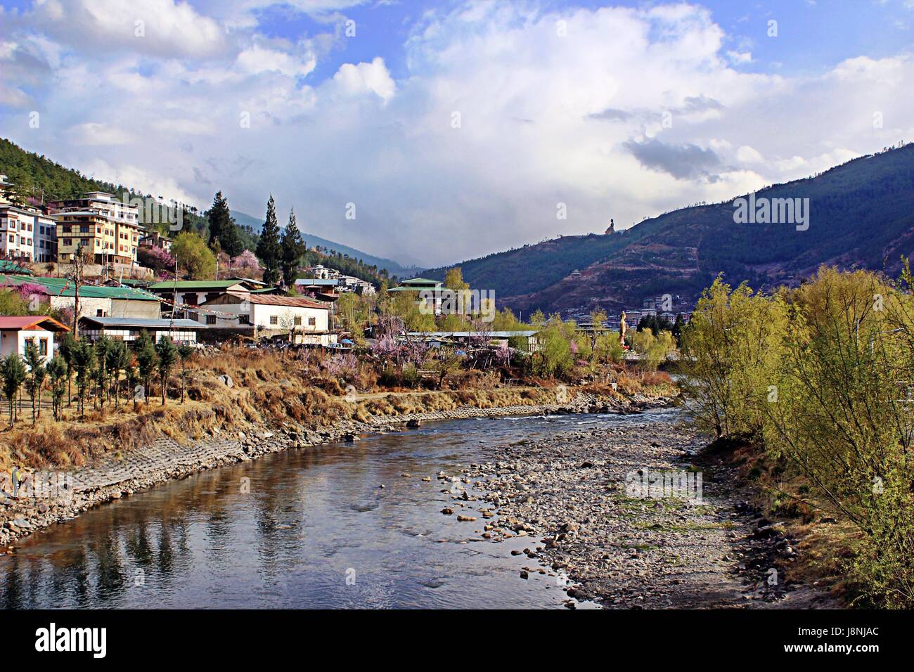 Scenery in Bhutan Stock Photo - Alamy