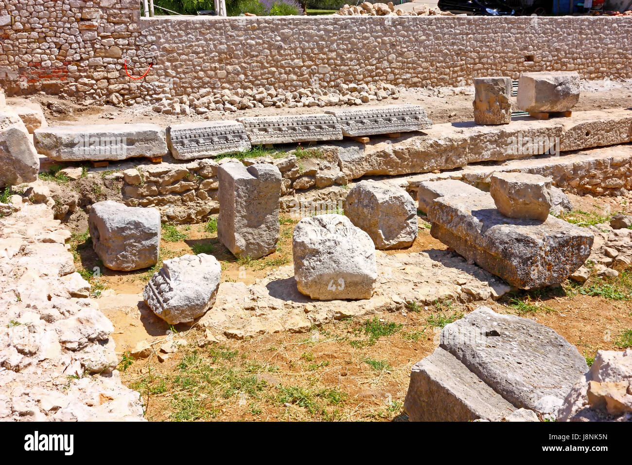 water, mediterranean, salt water, sea, ocean, ruins, croatia, history ...