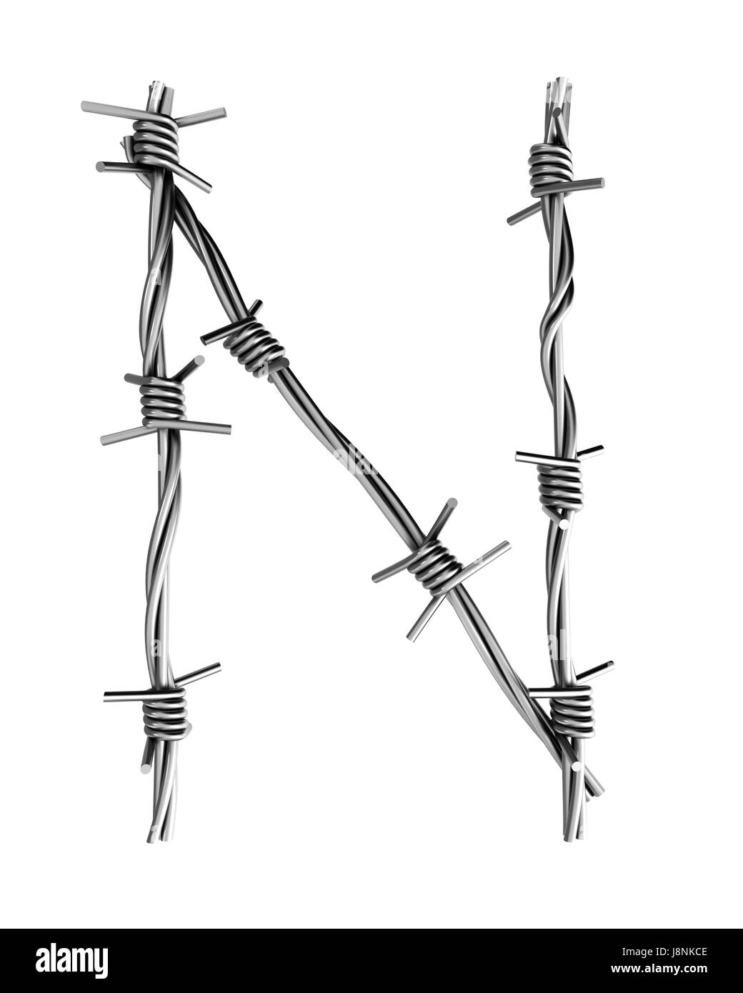 writing, font, typography, metal, wire, twisted, spike, alphabet ...