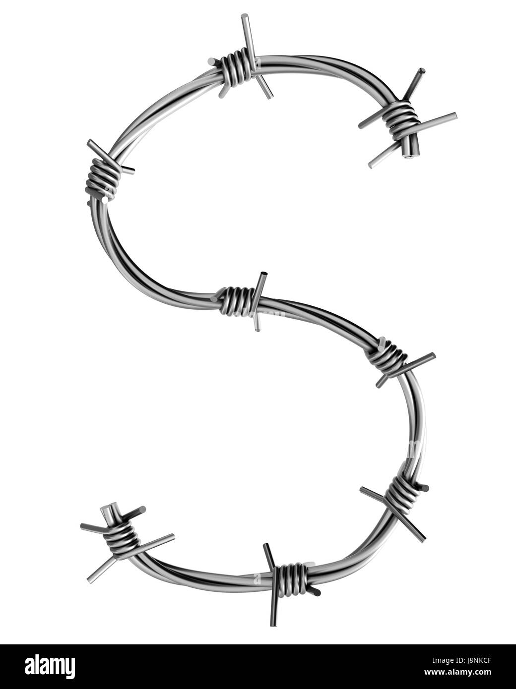 writing, font, typography, metal, wire, twisted, spike, alphabet ...