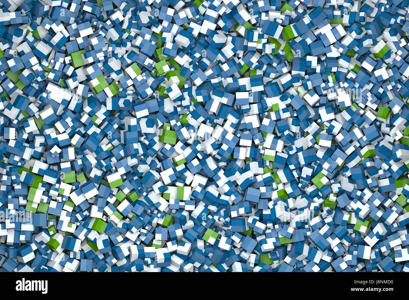 blue, modern, modernity, green, square, abstract, cube, backdrop ...