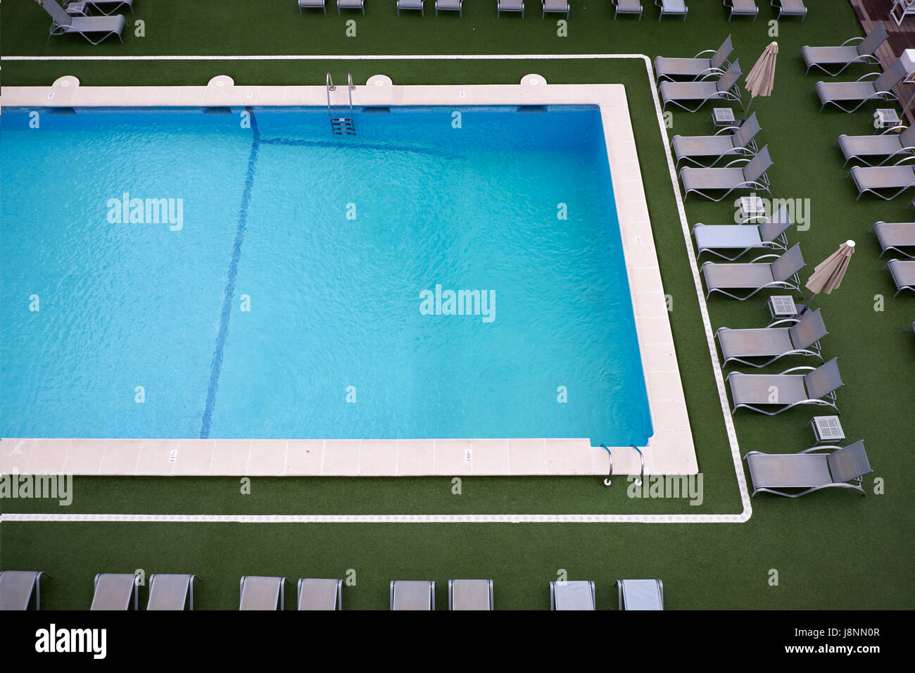 Swimming pool, birds eye view hi-res stock photography and images - Alamy