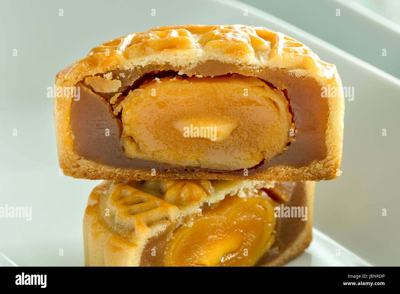 Delicious Chinese Traditional Snack Mooncake on the Table Stock Photo ...