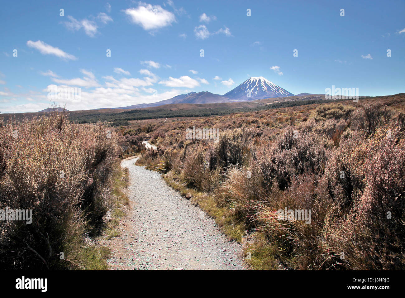 national park, new zealand, vulcan, volcano, blue, mountains, brown ...