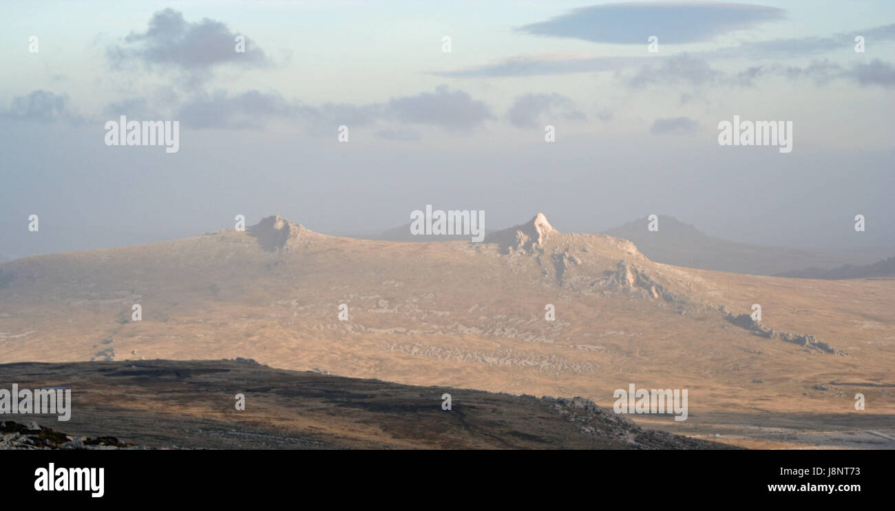 Falkland Islands - Two Sisters from Mount Kent Stock Photo - Alamy