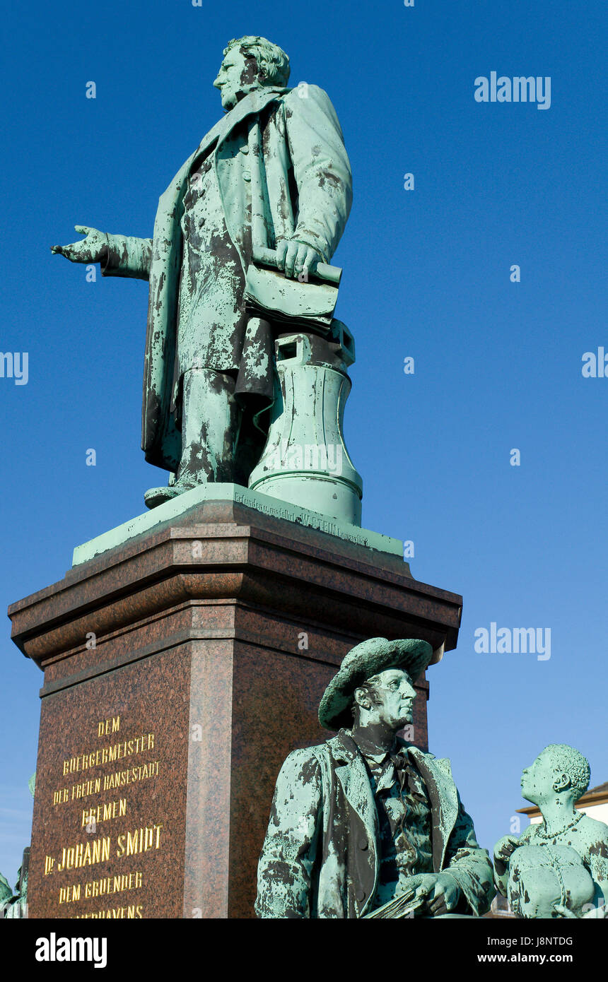 johann smidt monument Stock Photo - Alamy