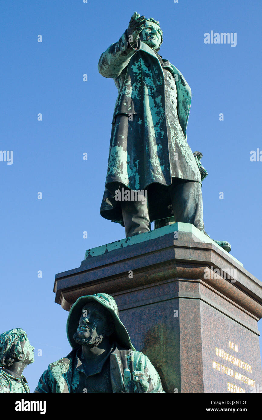 johann smidt monument Stock Photo - Alamy