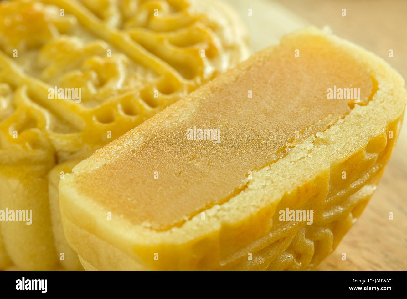 Delicious Chinese Traditional Snack Mooncake on the Table Stock Photo ...