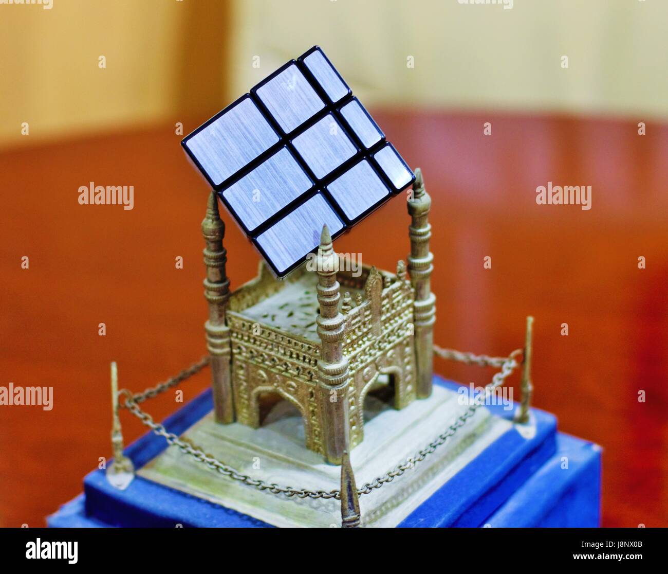 Silver rubix cube hi-res stock photography and images - Alamy