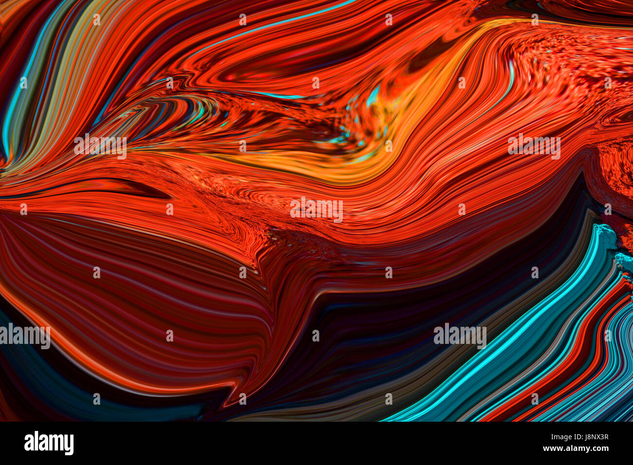 Multi-colored garbage on the ground Stock Photo - Alamy