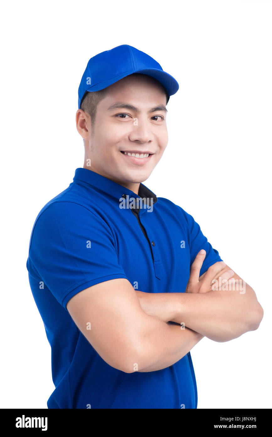 Blue uniform hi-res stock photography and images - Alamy