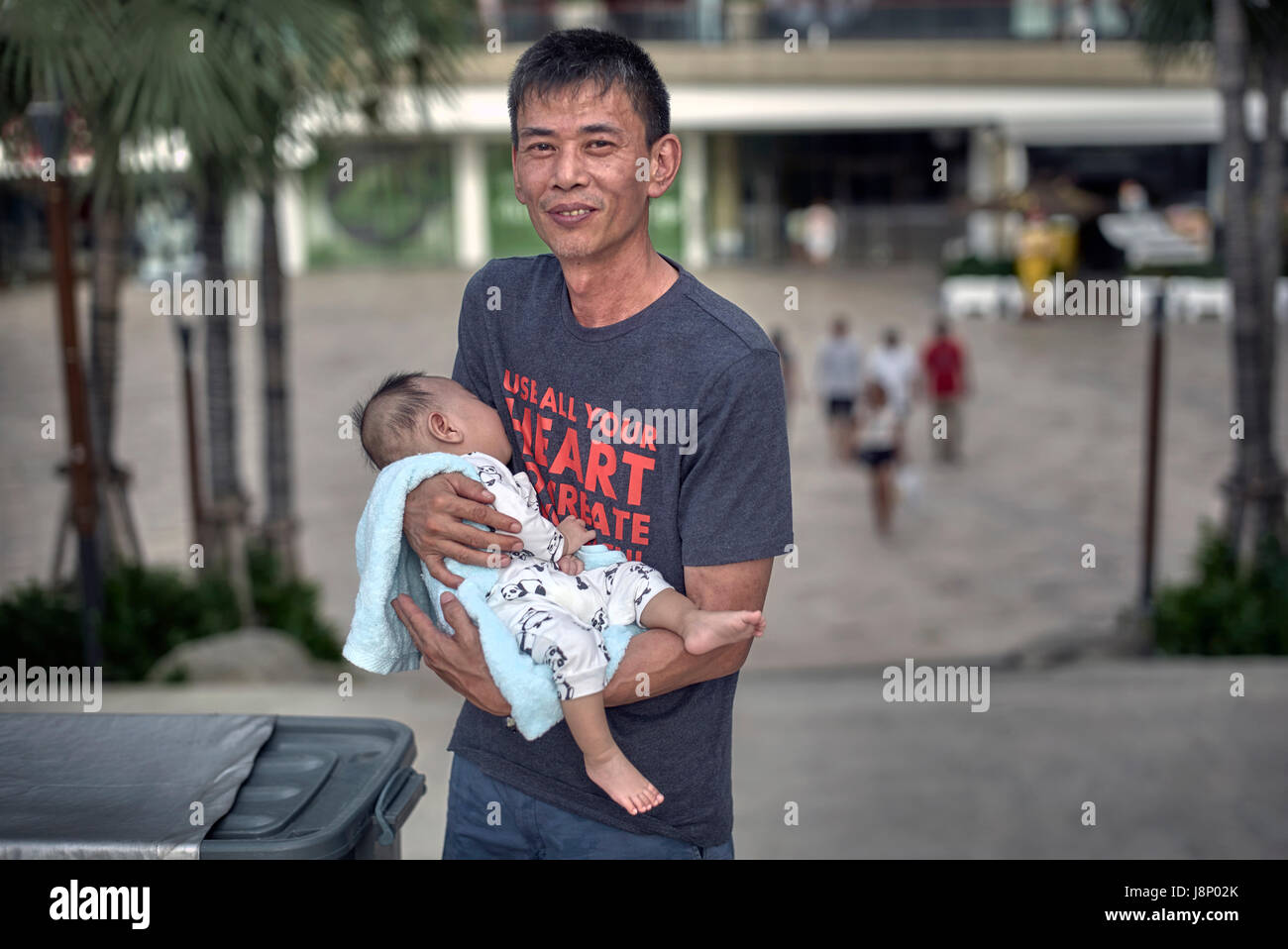 Thailand Father Daughter High Resolution Stock Photography and Images ...