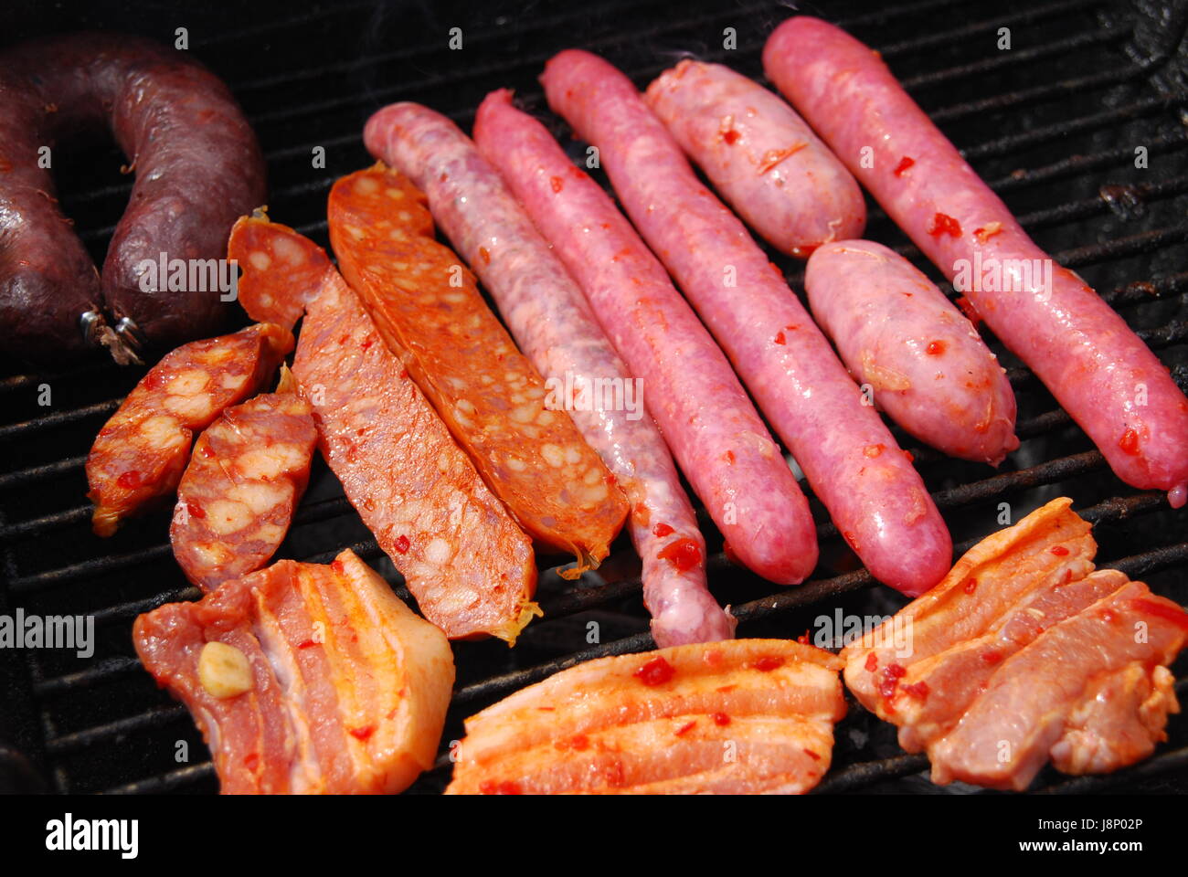 sausage, blood, grill, barbecue, barbeque, tasty, meat, fresh ...