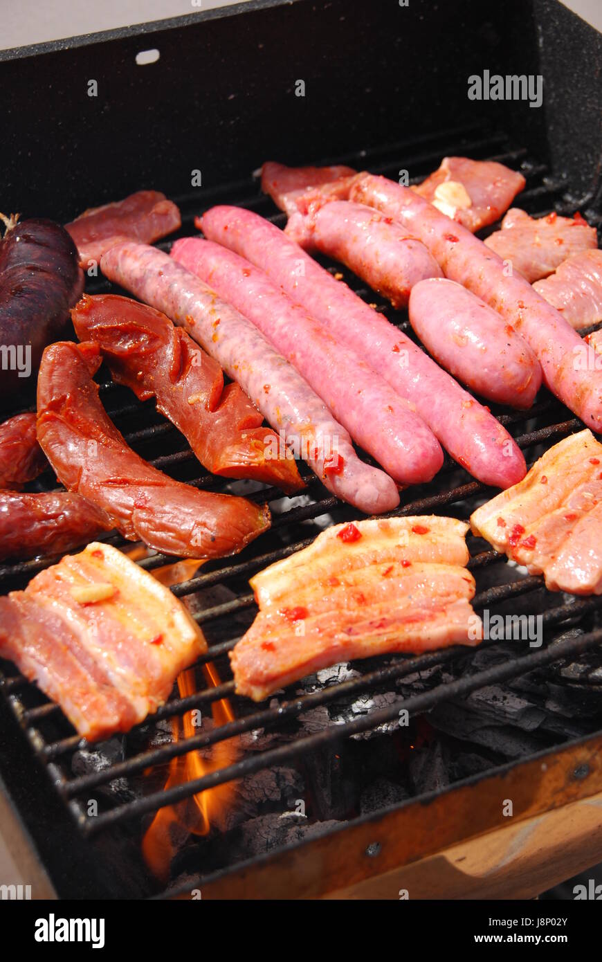 sausage, blood, grill, barbecue, barbeque, tasty, meat, fresh ...