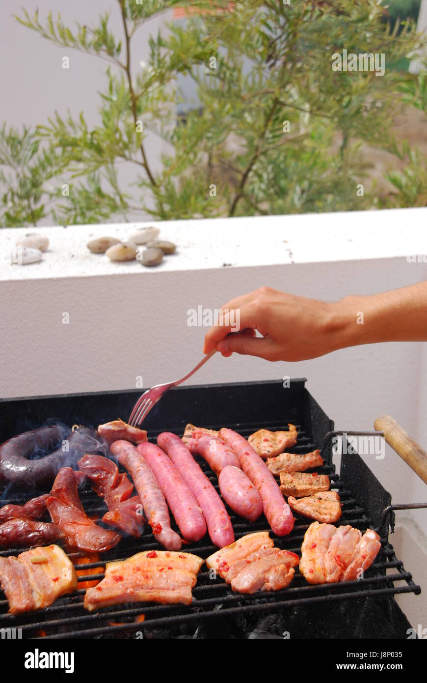 sausage, blood, grill, barbecue, barbeque, tasty, meat, fresh ...