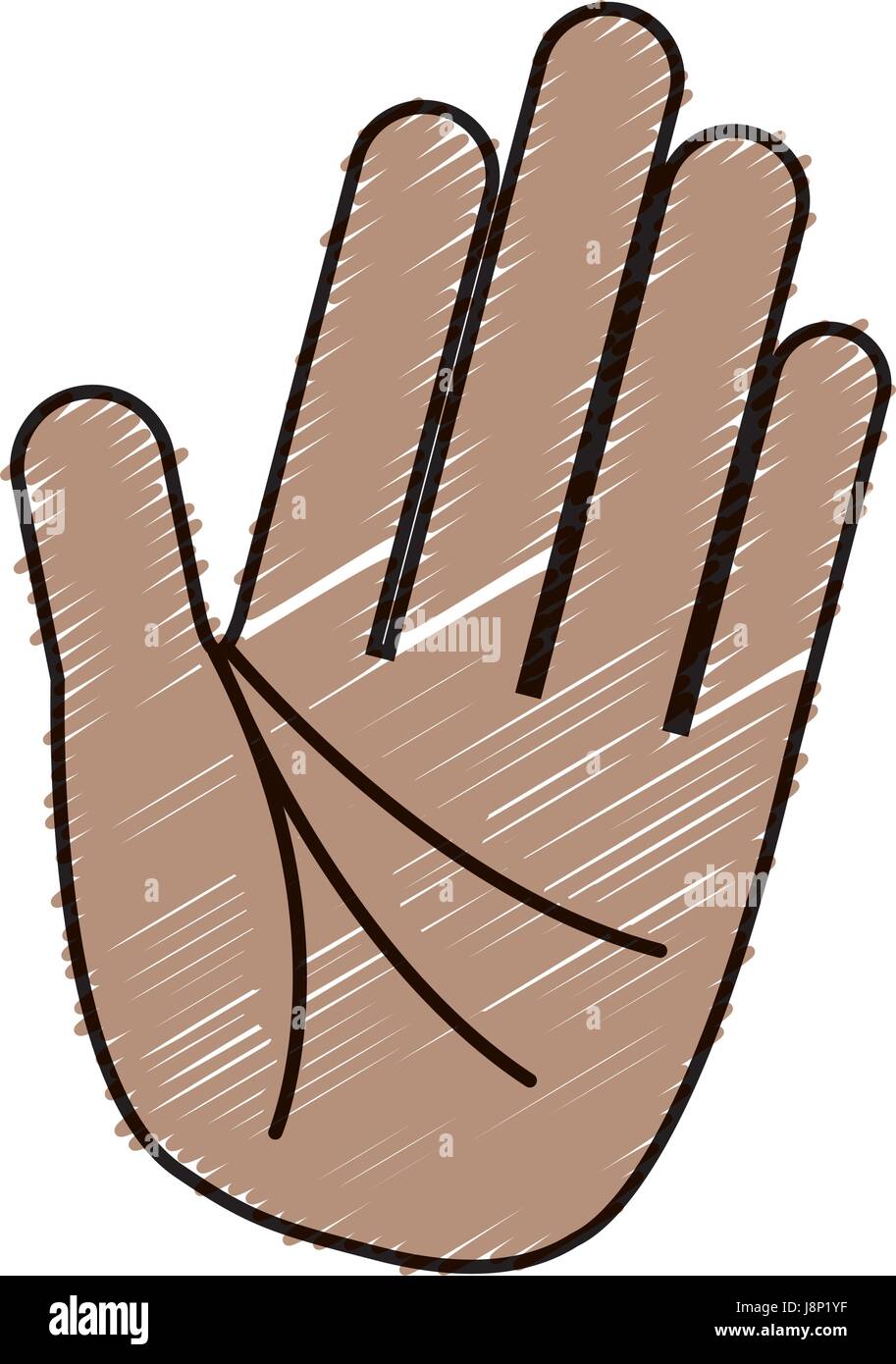 human hand icon Stock Vector Image & Art - Alamy