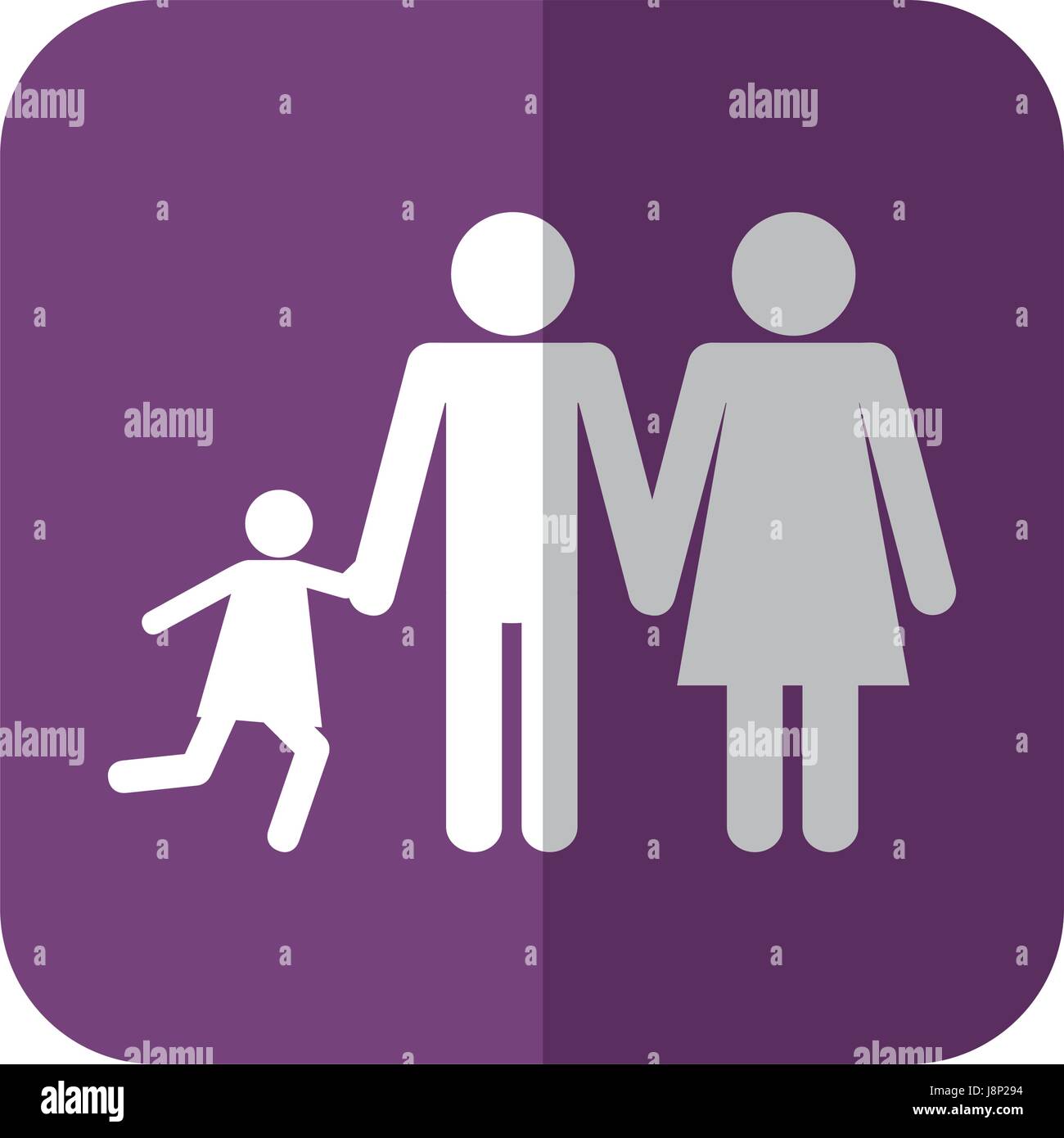 pictogram family design Stock Vector Image & Art - Alamy