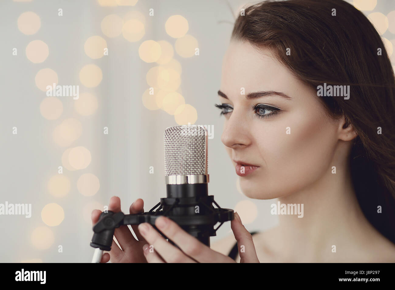 Singer Stock Photo - Alamy