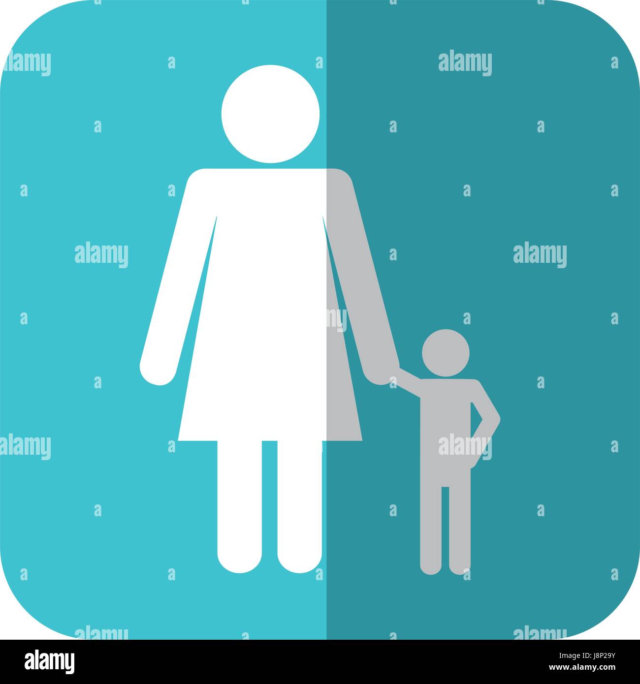 pictogram family design Stock Vector Image & Art - Alamy