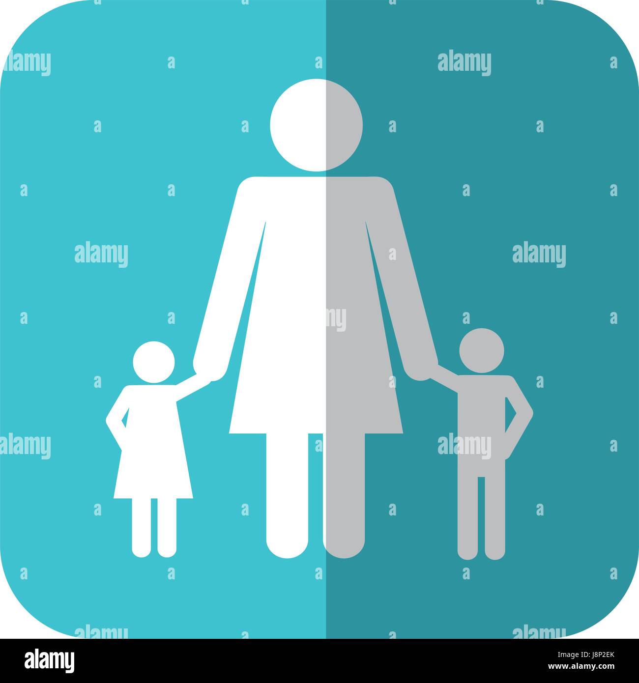 pictogram family design Stock Vector Image & Art - Alamy