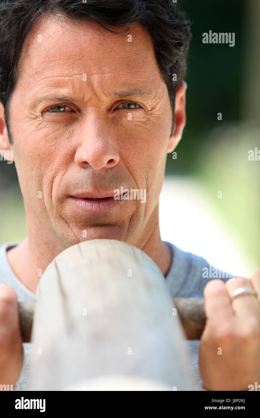 sport, sports, wood, male, masculine, exercise, bar, barricade, lifting ...