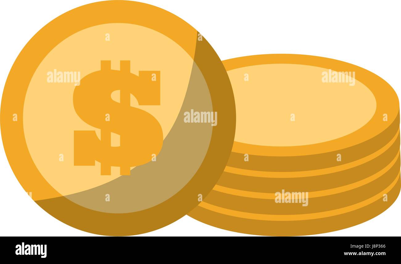 money coins icon Stock Vector Image & Art - Alamy