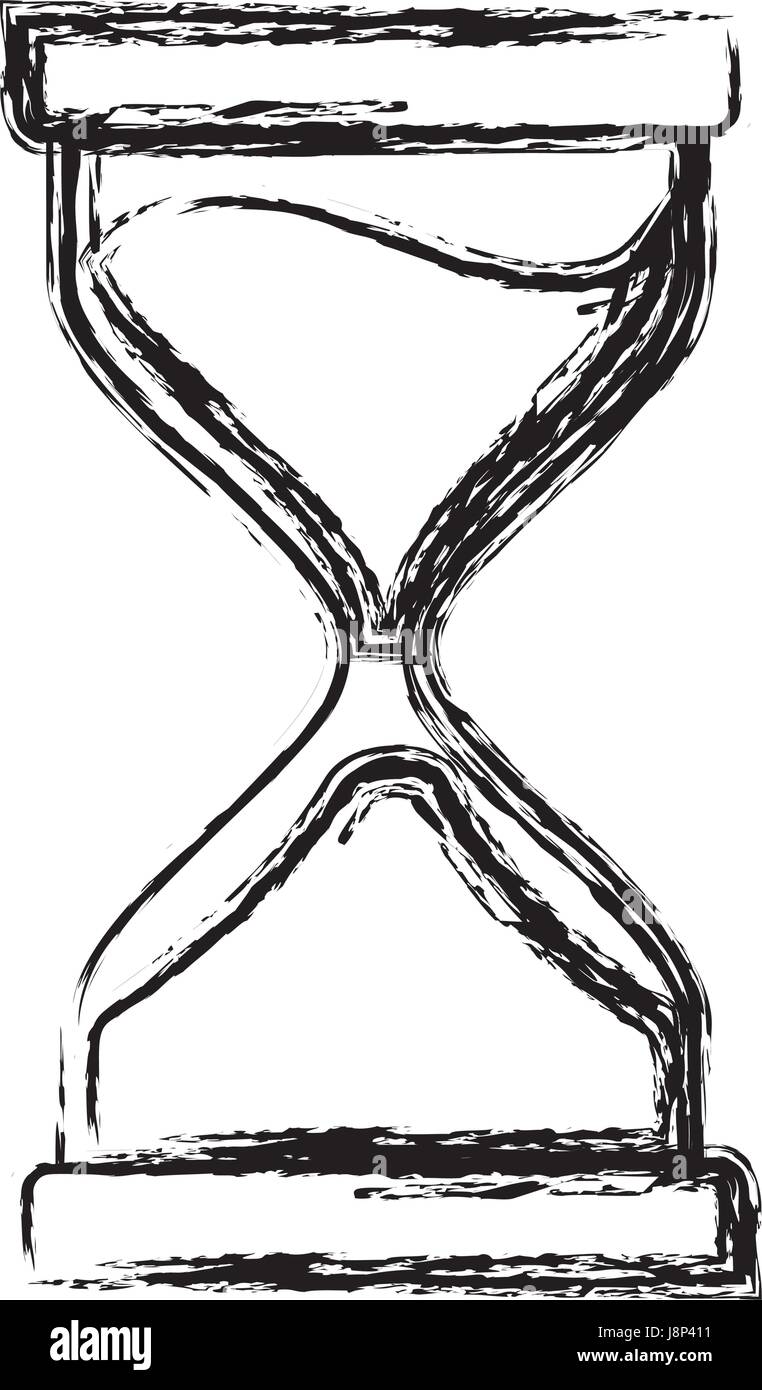 sandclock icon over white background. vector illustration Stock Vector ...