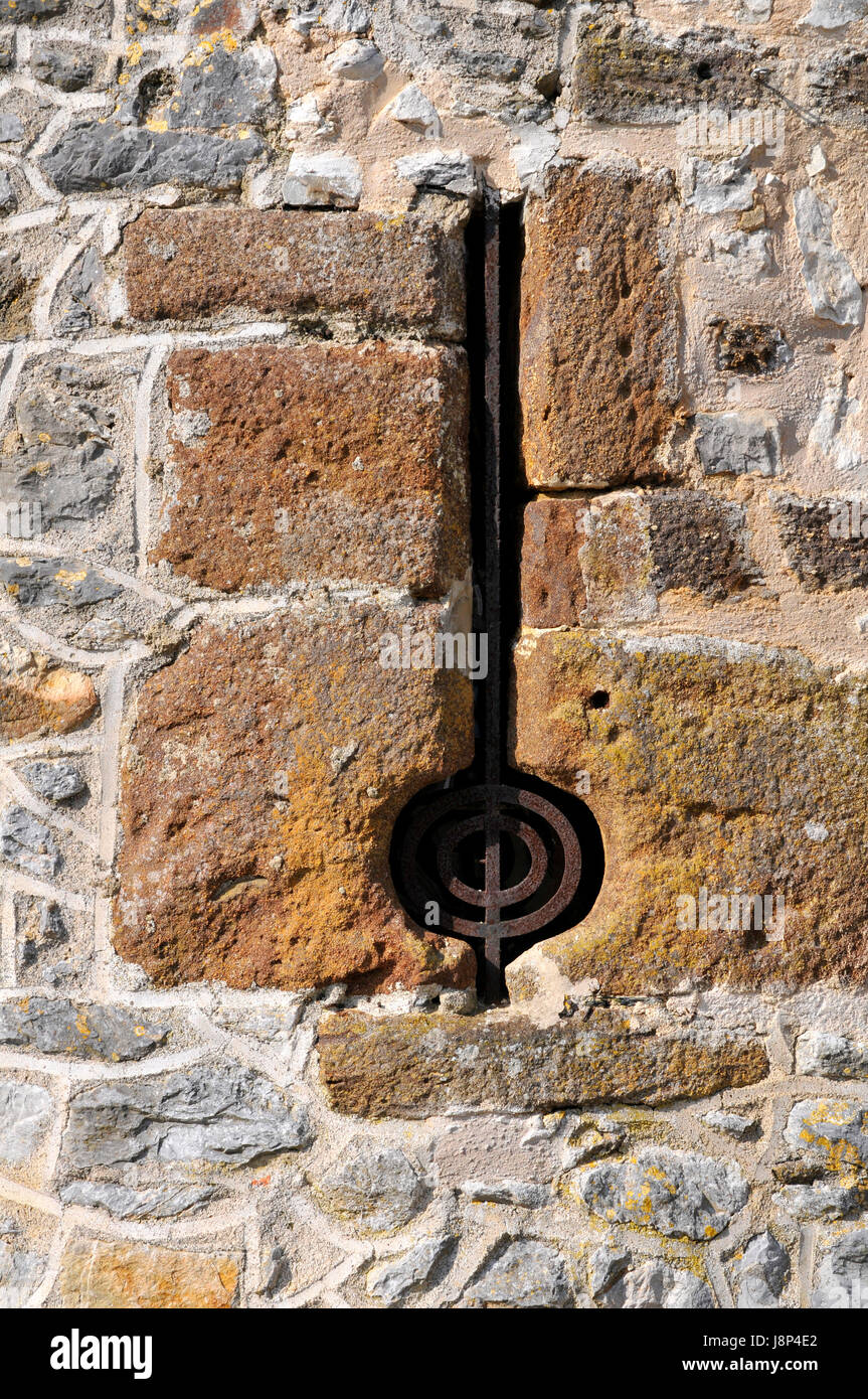 detail, france, past, castle, ancient, loophole, chateau, closeup ...