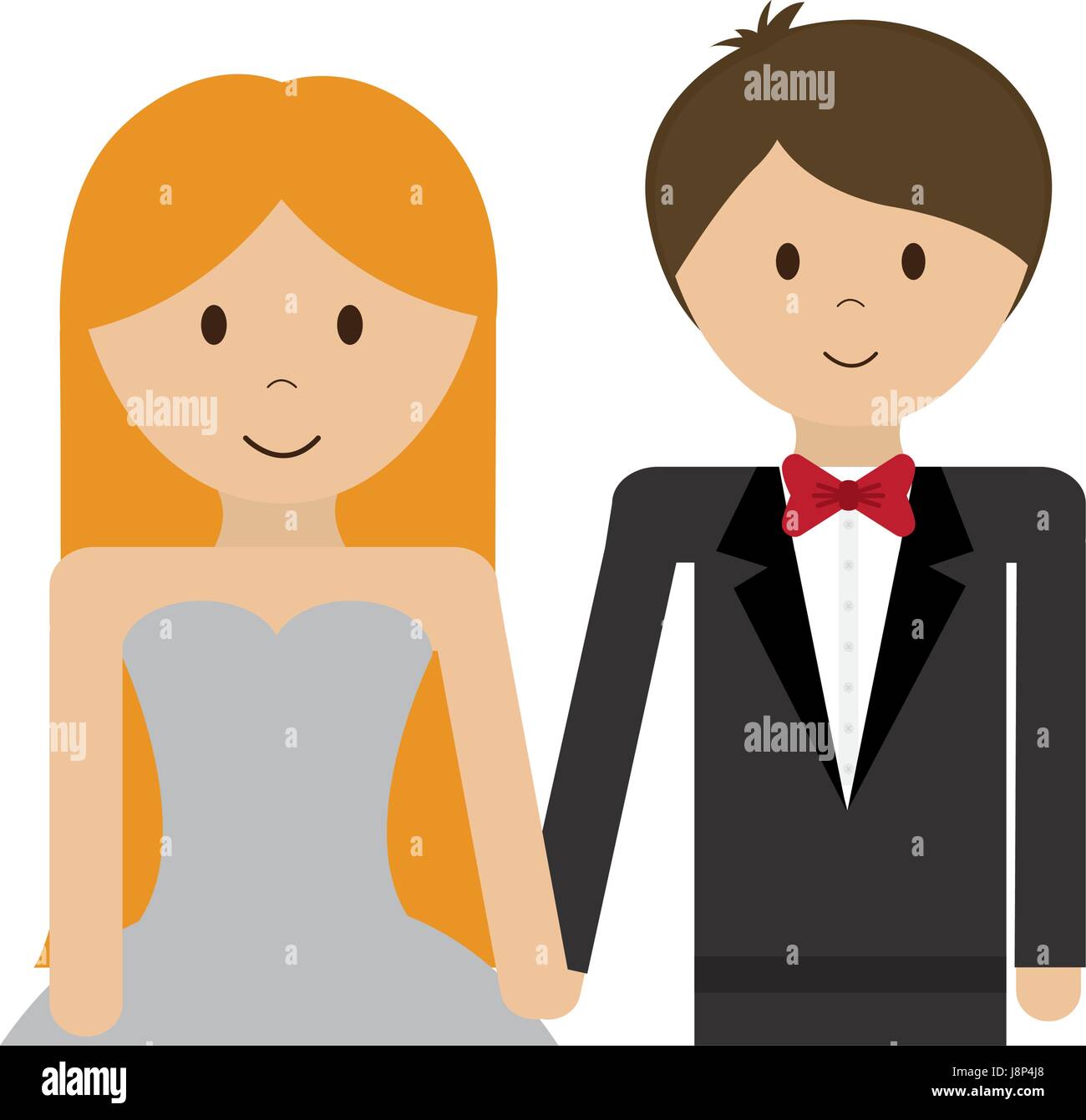 happy wedding couple icon Stock Vector Image & Art - Alamy