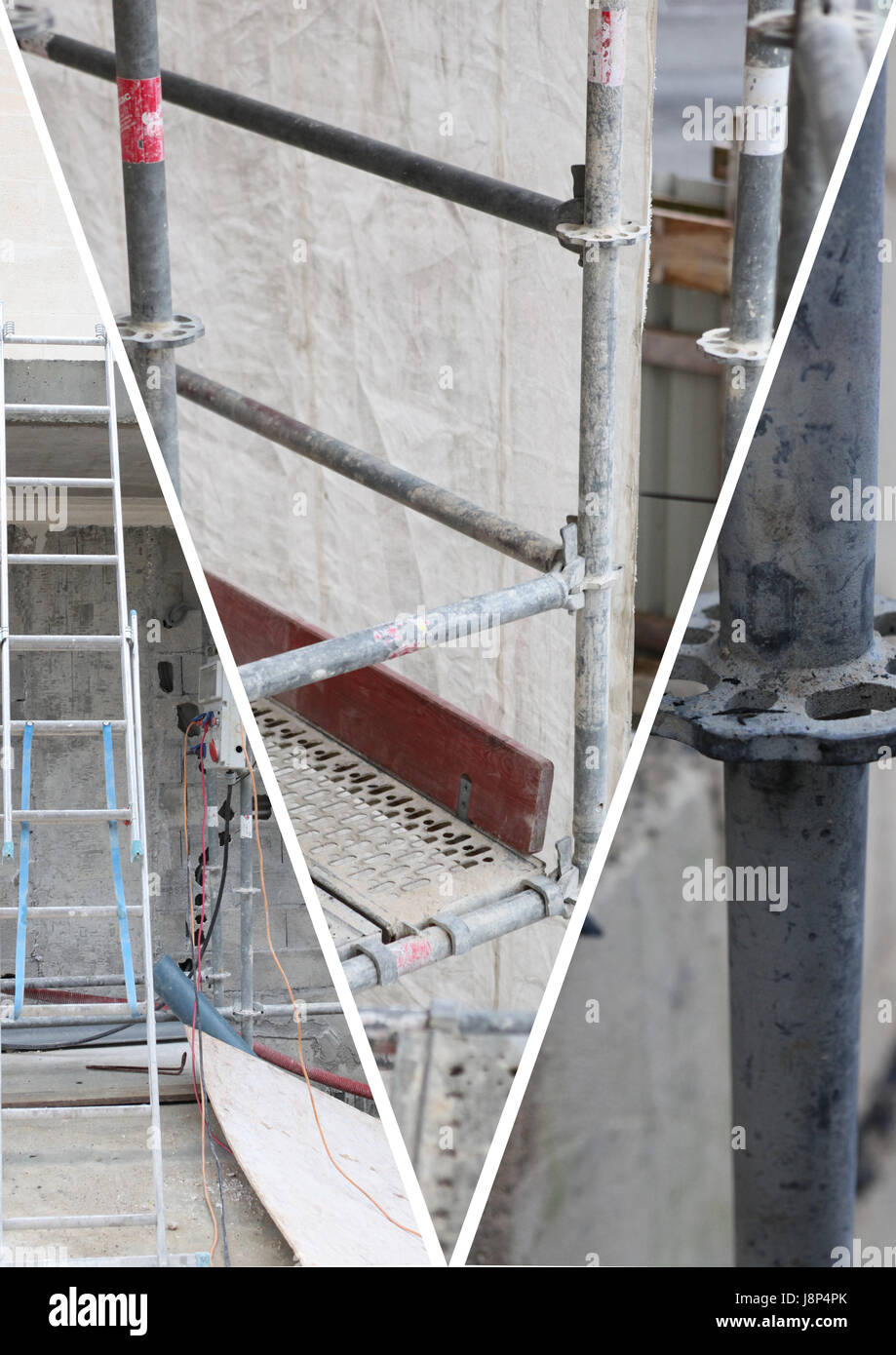 industrial, steel, scaffold, scaffolding, scene, location, site ...