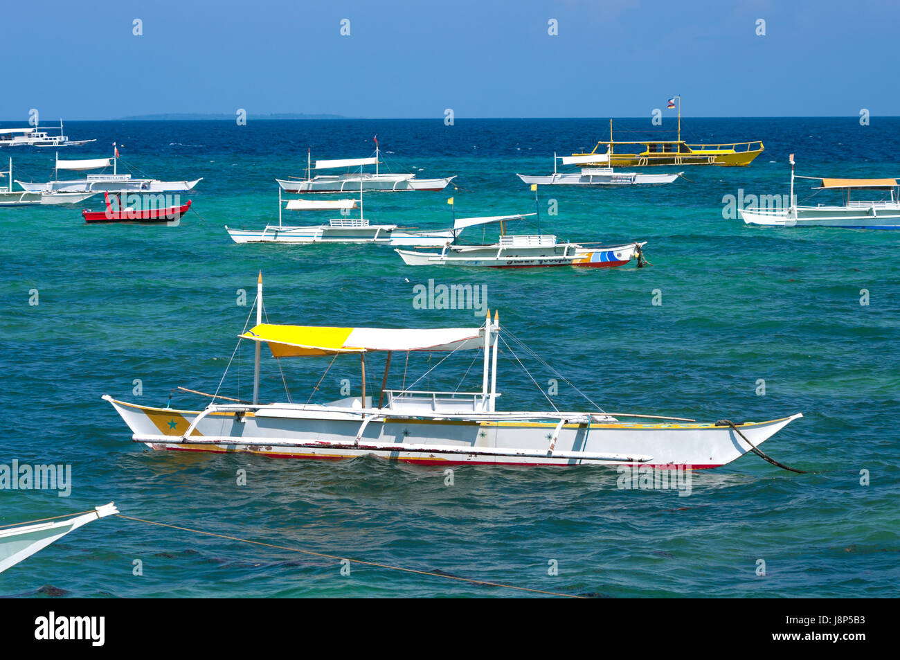boat, philippines, salt water, sea, ocean, water, rowing boat, sailing ...