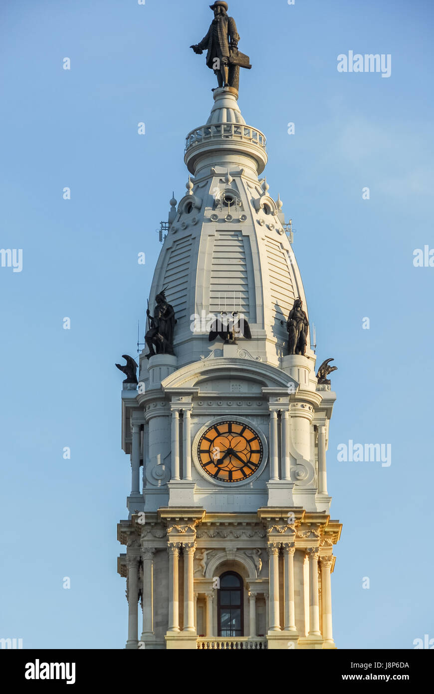 Philadelphia City Hall, built in 1901 and located at 1 Penn Square, the ...