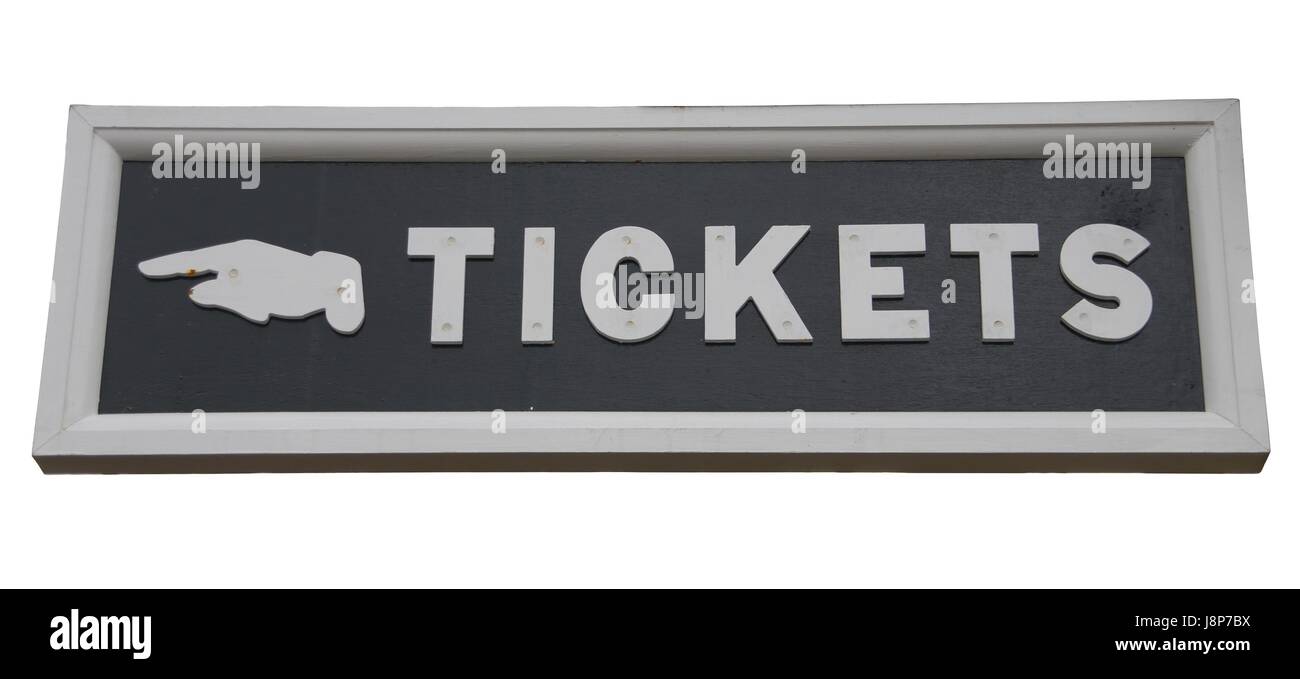Tickets guidance Cut Out Stock Images & Pictures - Alamy