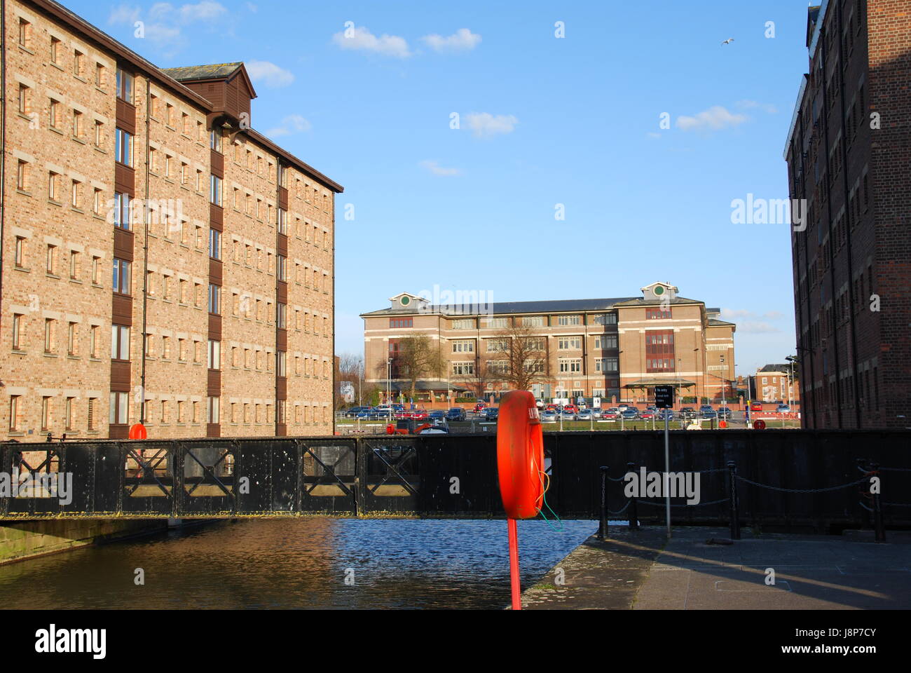 buildings, docks, united, kingdom, blue, house, building, beautiful ...