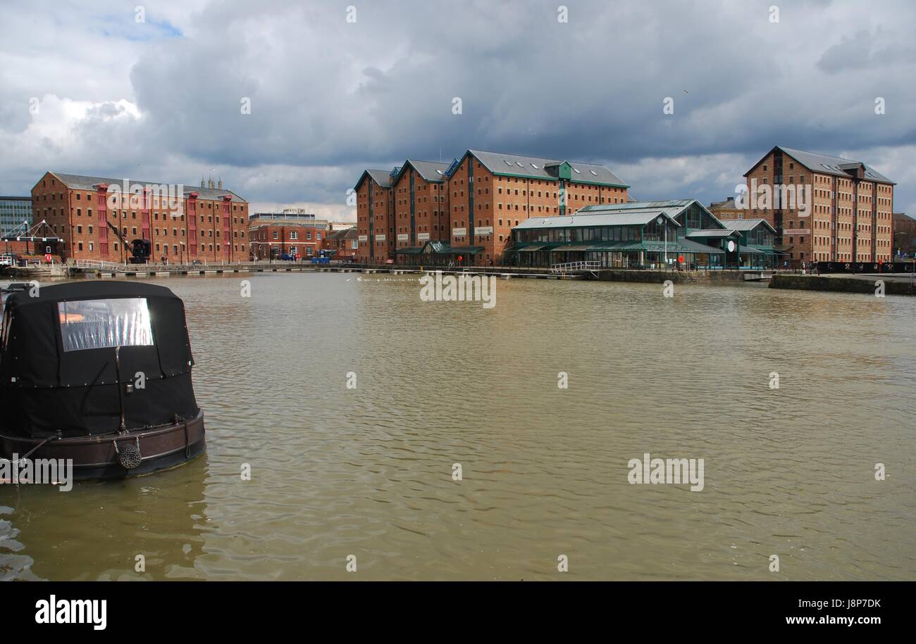 buildings, docks, united, kingdom, blue, house, building, beautiful ...