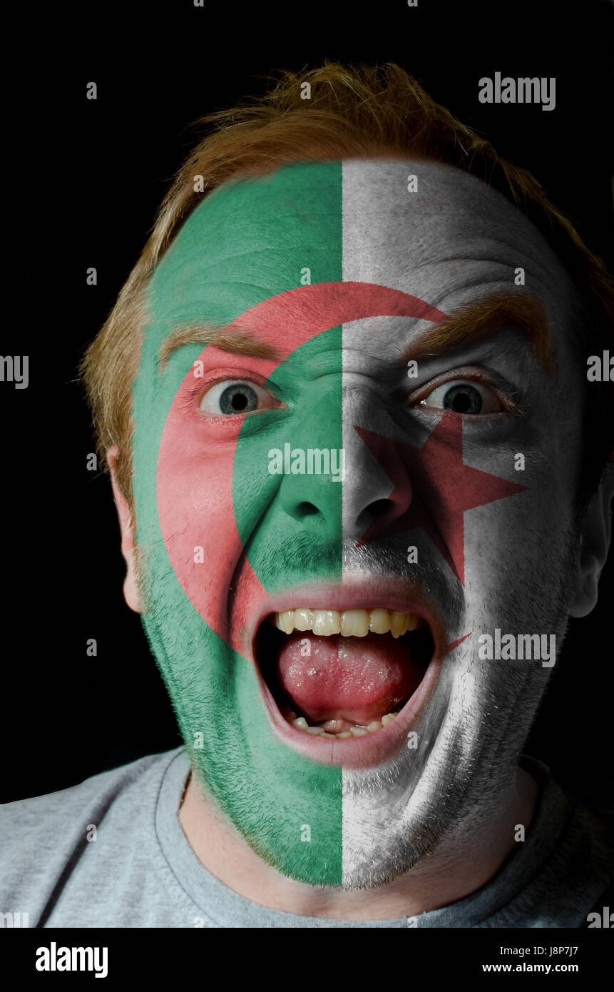 face, portrait, flag, national, raving, furious, angry, irately ...